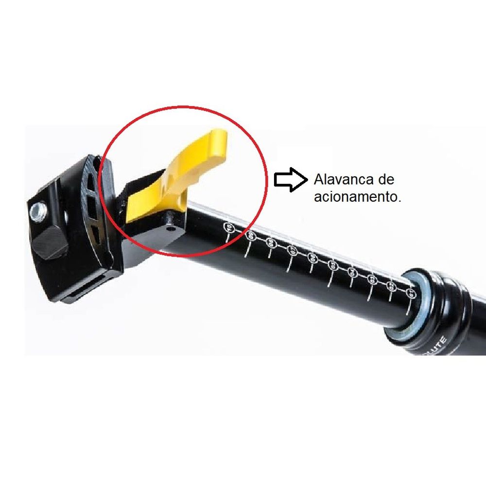 Canote de Selim Retrátil Hidráulico 31.6mm Absolute