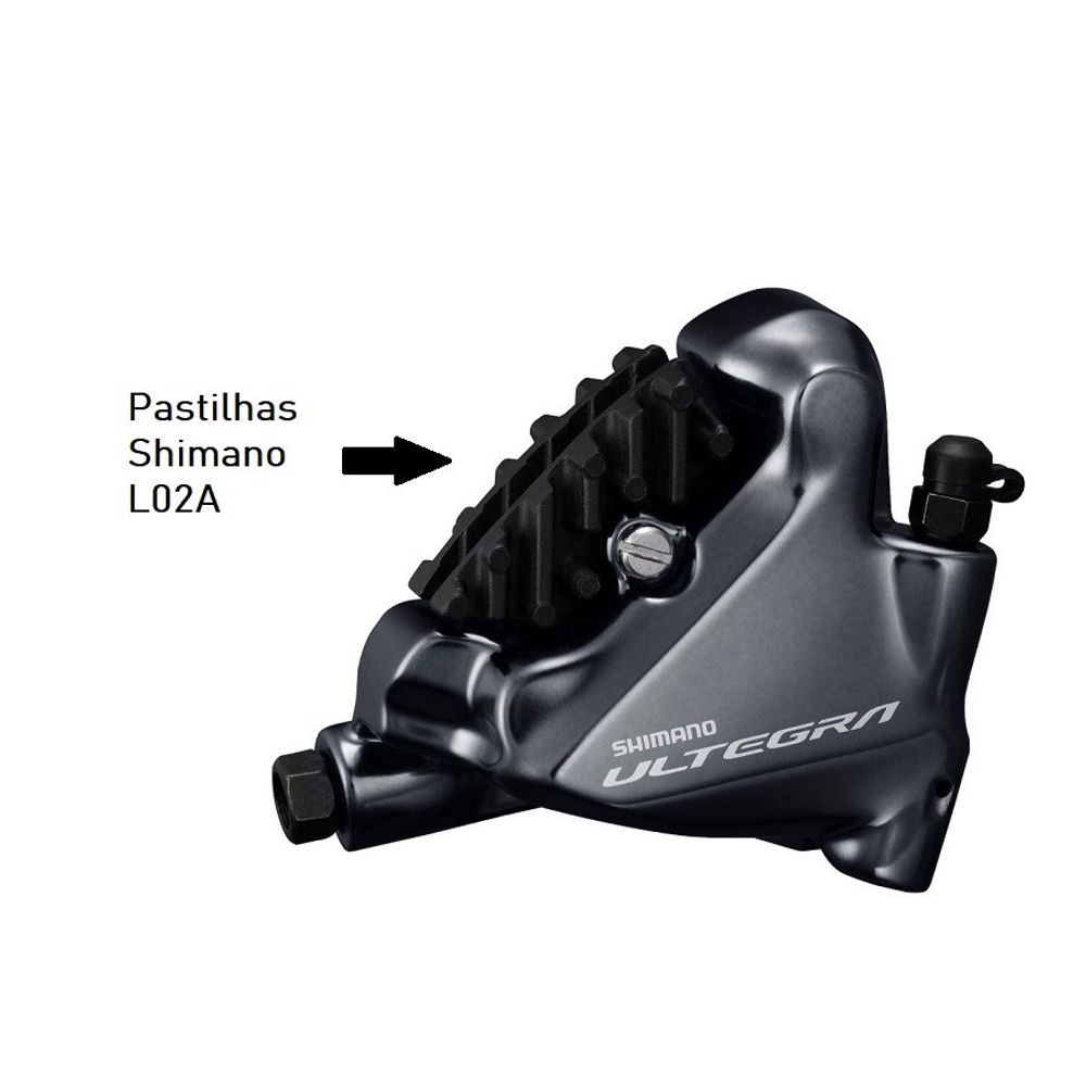 Par de Pastilha de Freio Disco Shimano L02A Resin Pad