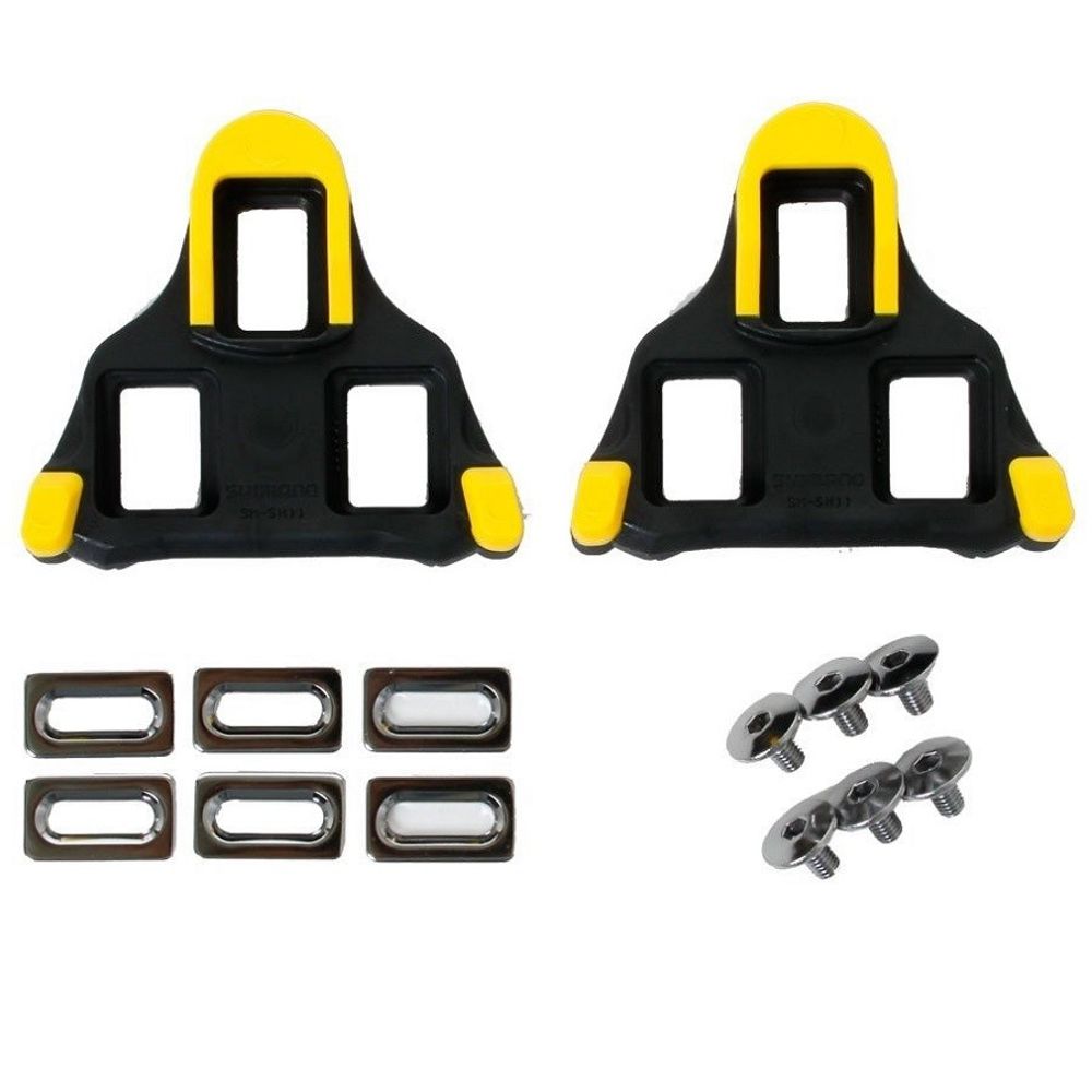 Taco Pedal Speed Shimano SPD SL SM-SH11 Amarelo 6°