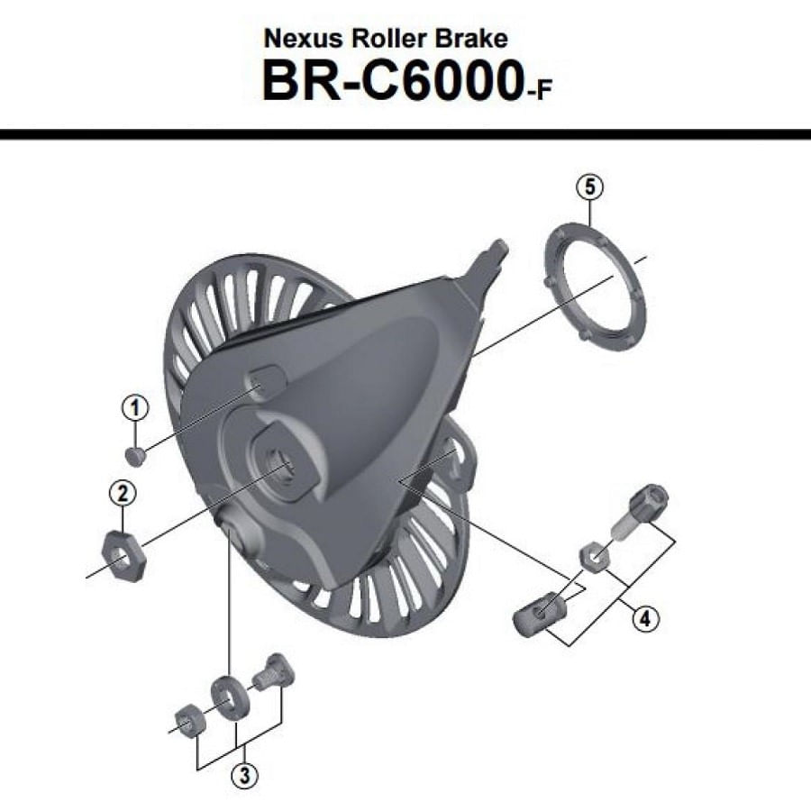 Freio Dianteiro Roller Brake Shimano Nexus BR-C6000-F