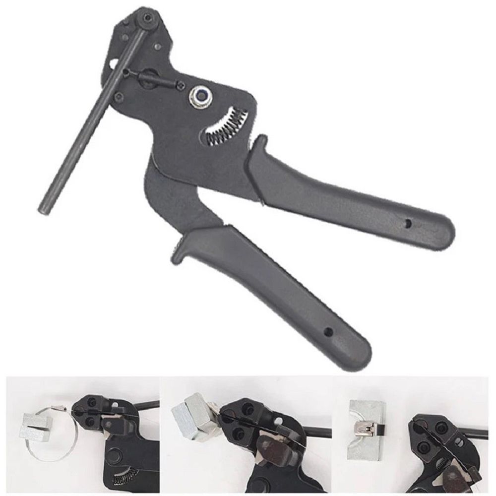 Alicate para Ajustar Cortar Cinta Inox 13mm x 0.5mm Alicate para Ajustar Cortar Cinta Inox 13mm x 0.5mm