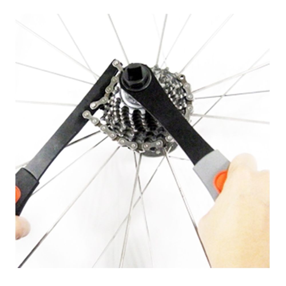 Chave com Corrente Extrator de Cassete K7 Roda de Bike Super B Tb-8866
